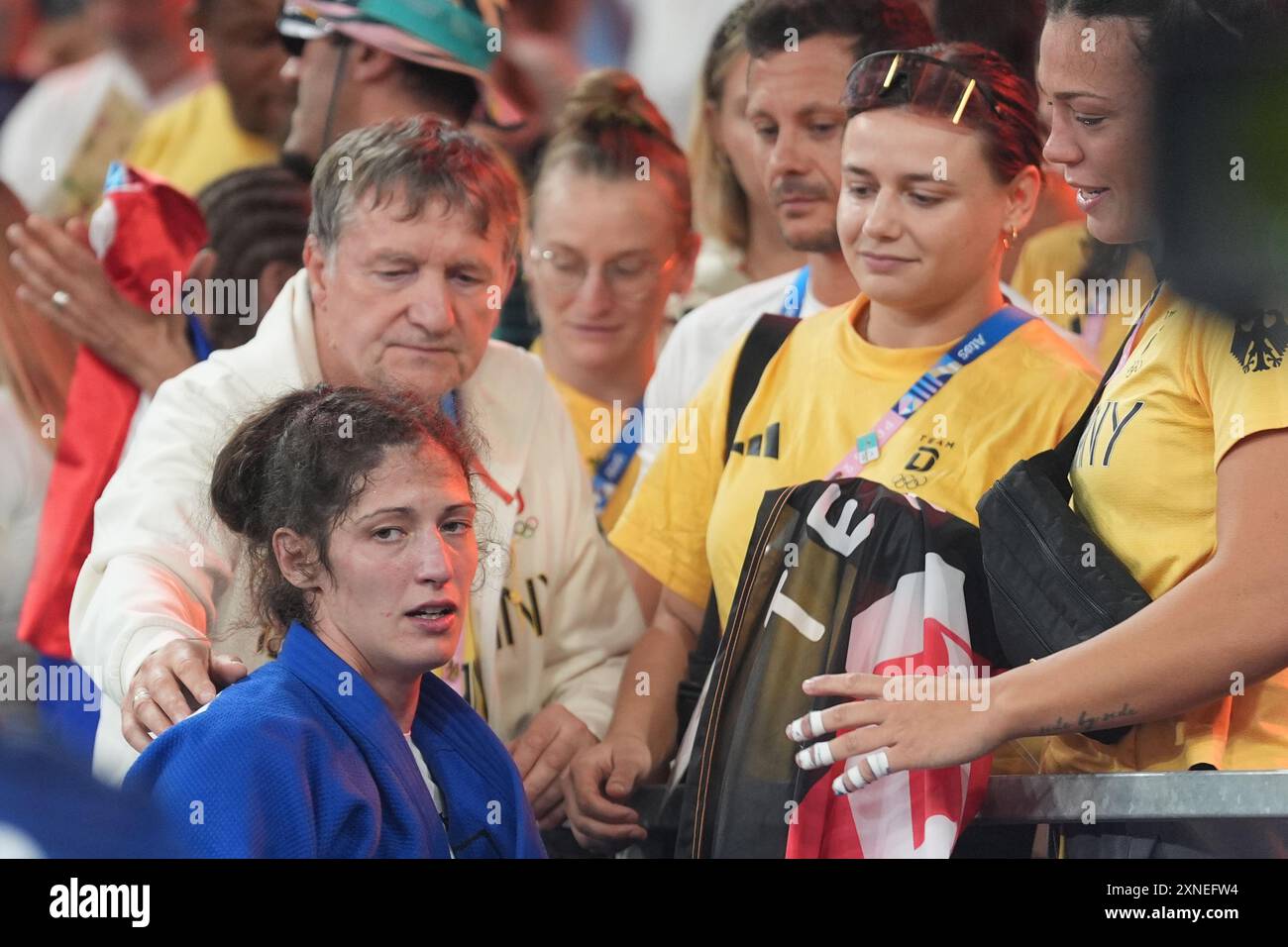Paris, France. 31st July, 2024. Olympia, Paris 2024, judo, women up to ...
