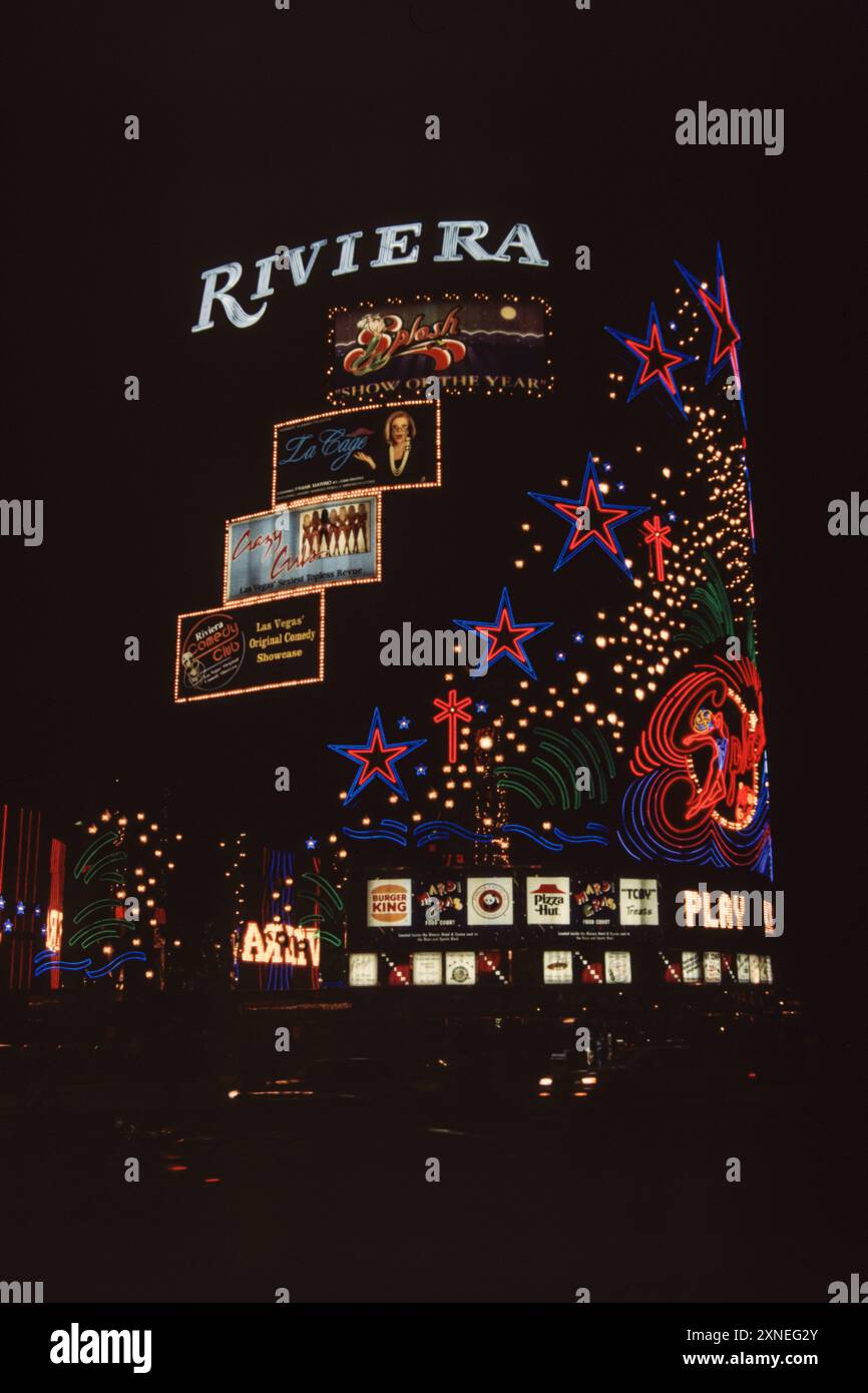 Las Vegas, 1998: The Riviera opened on the Las Vegas Strip in 1955 and ...