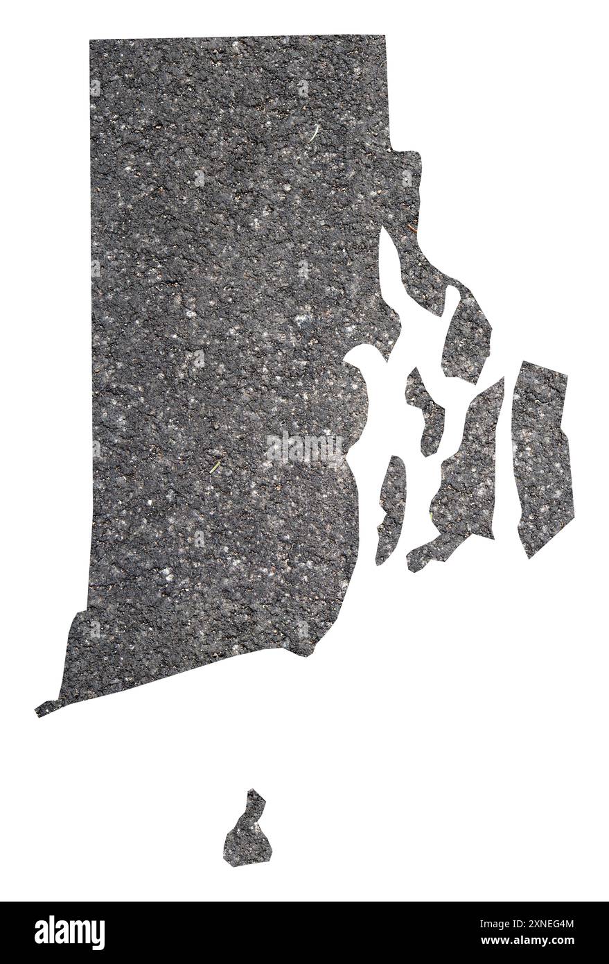 Symbol Map of the State Rhode Island (United States of America) showing ...