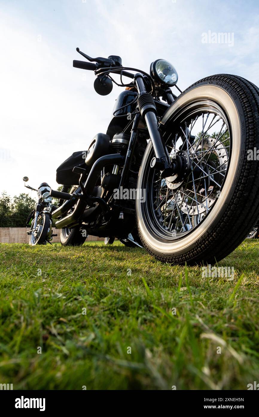 The Silver Fox Cafe Bike Night Stock Photo - Alamy