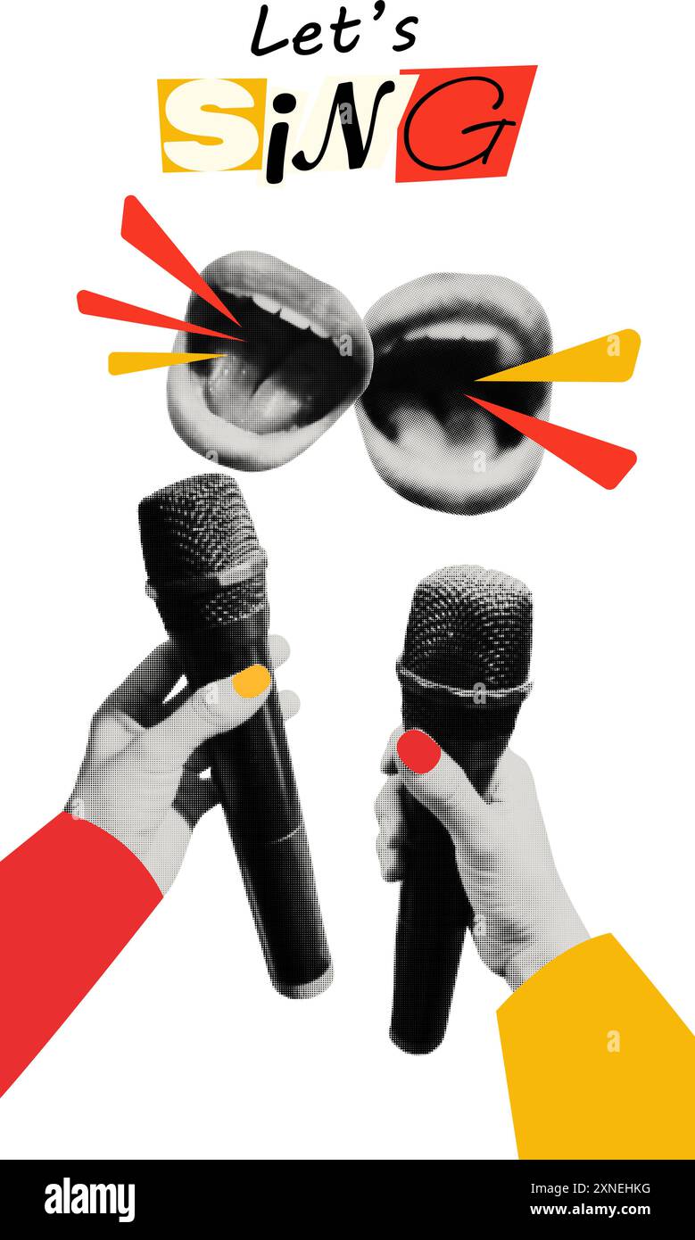 Punk poster collage Stock Vector Images - Alamy