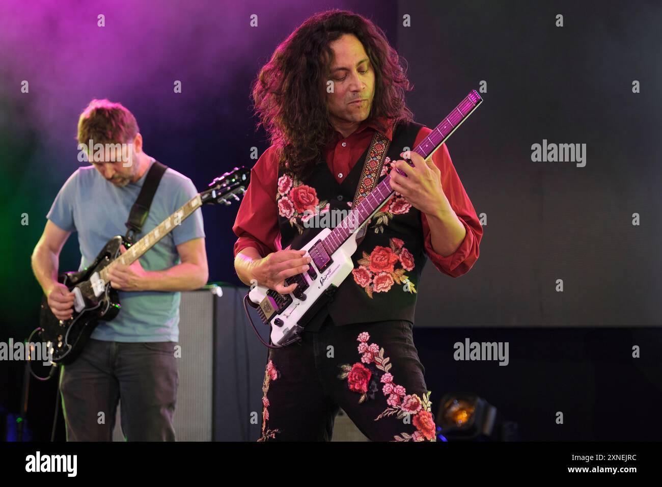 John Dieterich, Ed Rodriguez (Deerhoof) performing at the Womad ...