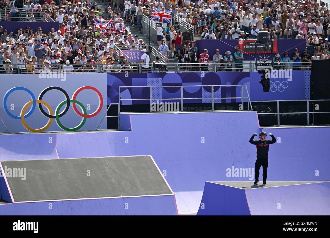 Paris, France. 31st July, 2024. Kieran Darren David Reilly of Britain ...