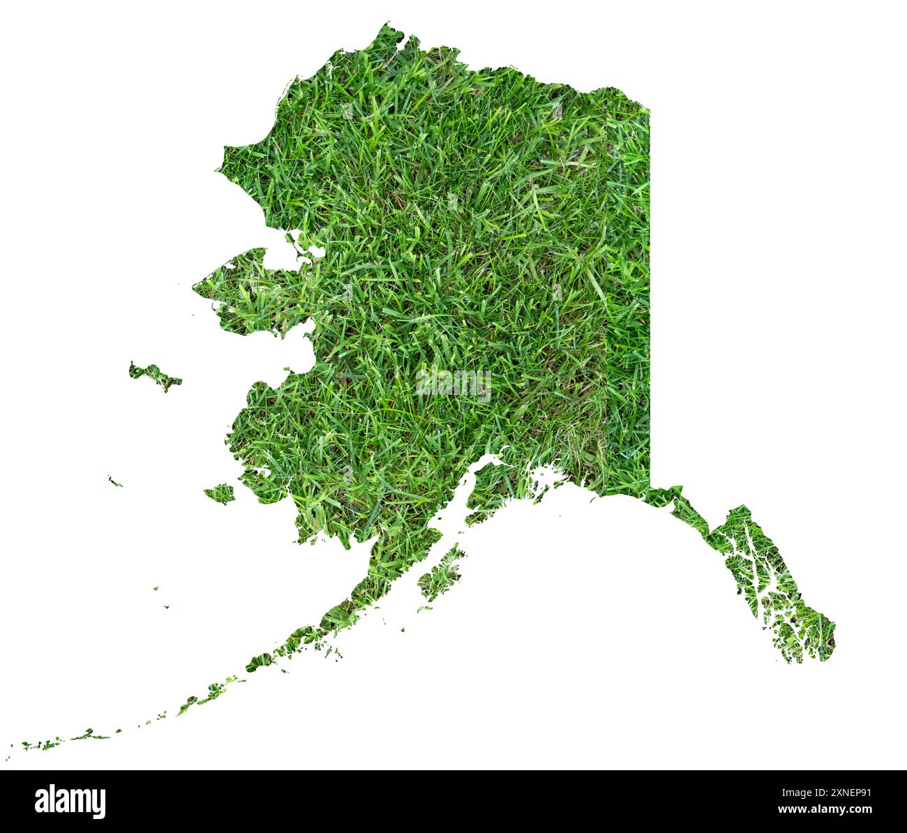 Symbol Map of the State Alaska (United States of America) showing the ...