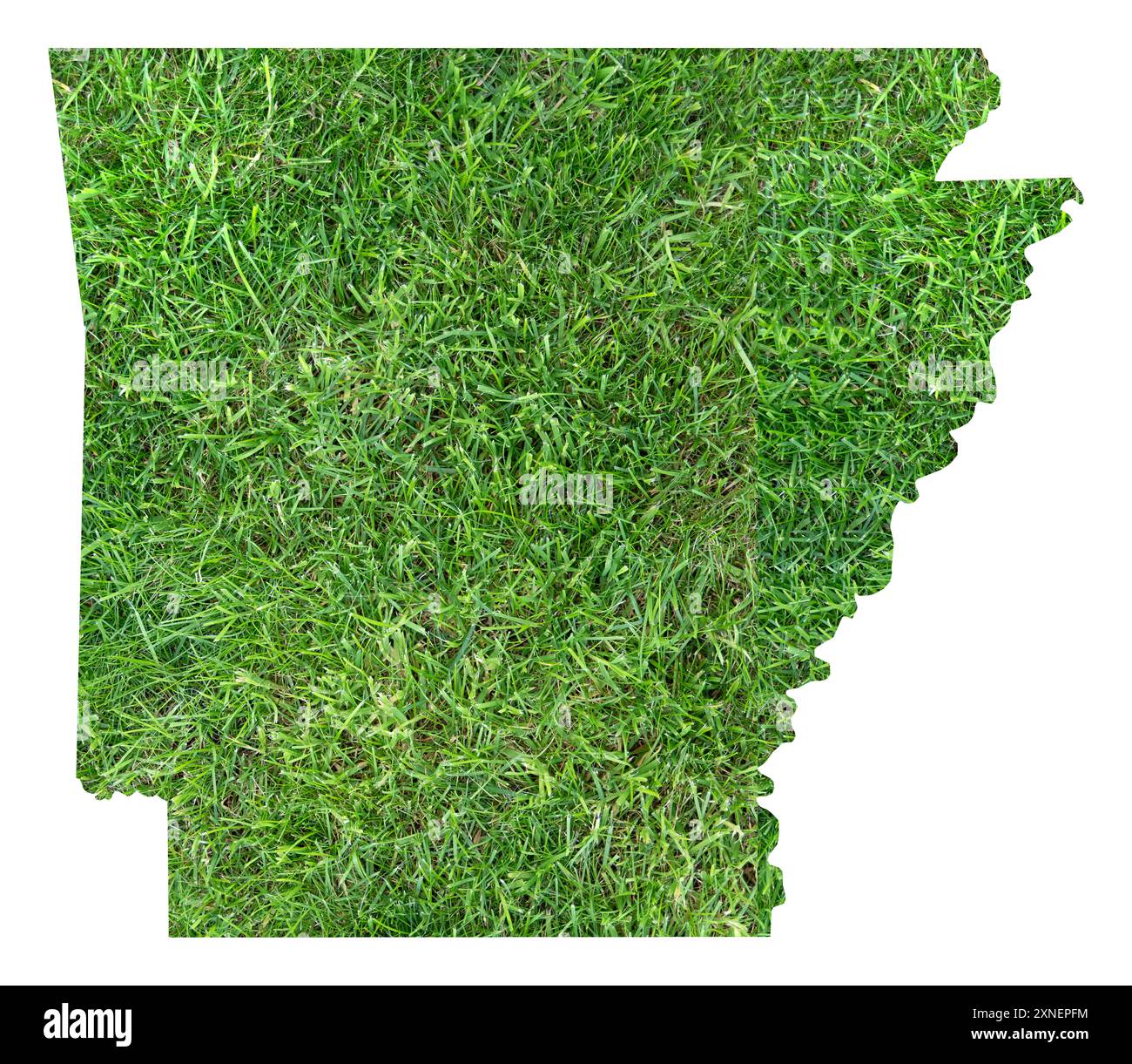 Symbol Map of the State Arkansas (United States of America) showing the ...