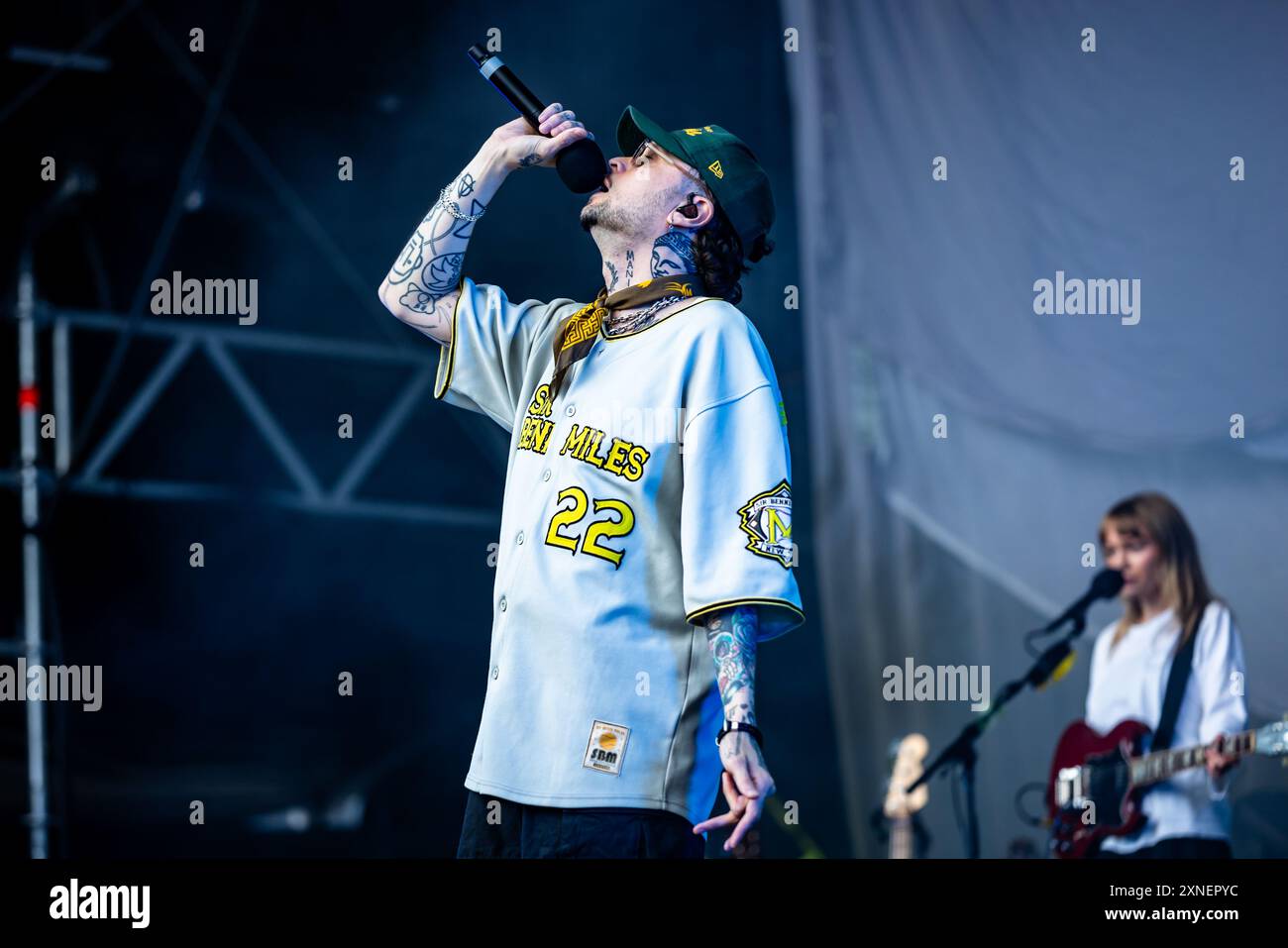 Fredrikstad, Norway. 25th, July 2024. The Norwegian rapper and singer ...