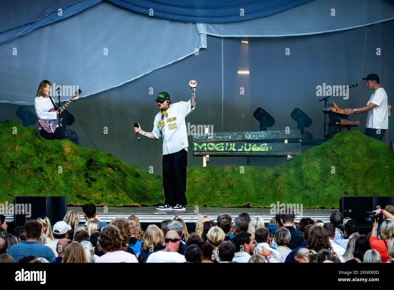 Fredrikstad, Norway. 25th, July 2024. The Norwegian rapper and singer ...