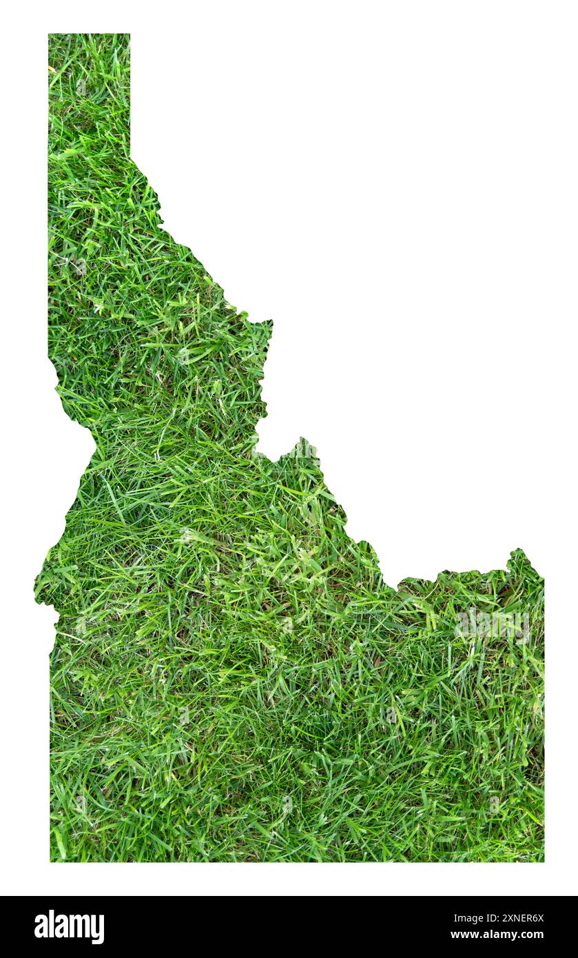 Symbol Map of the State Idaho (United States of America) showing the ...