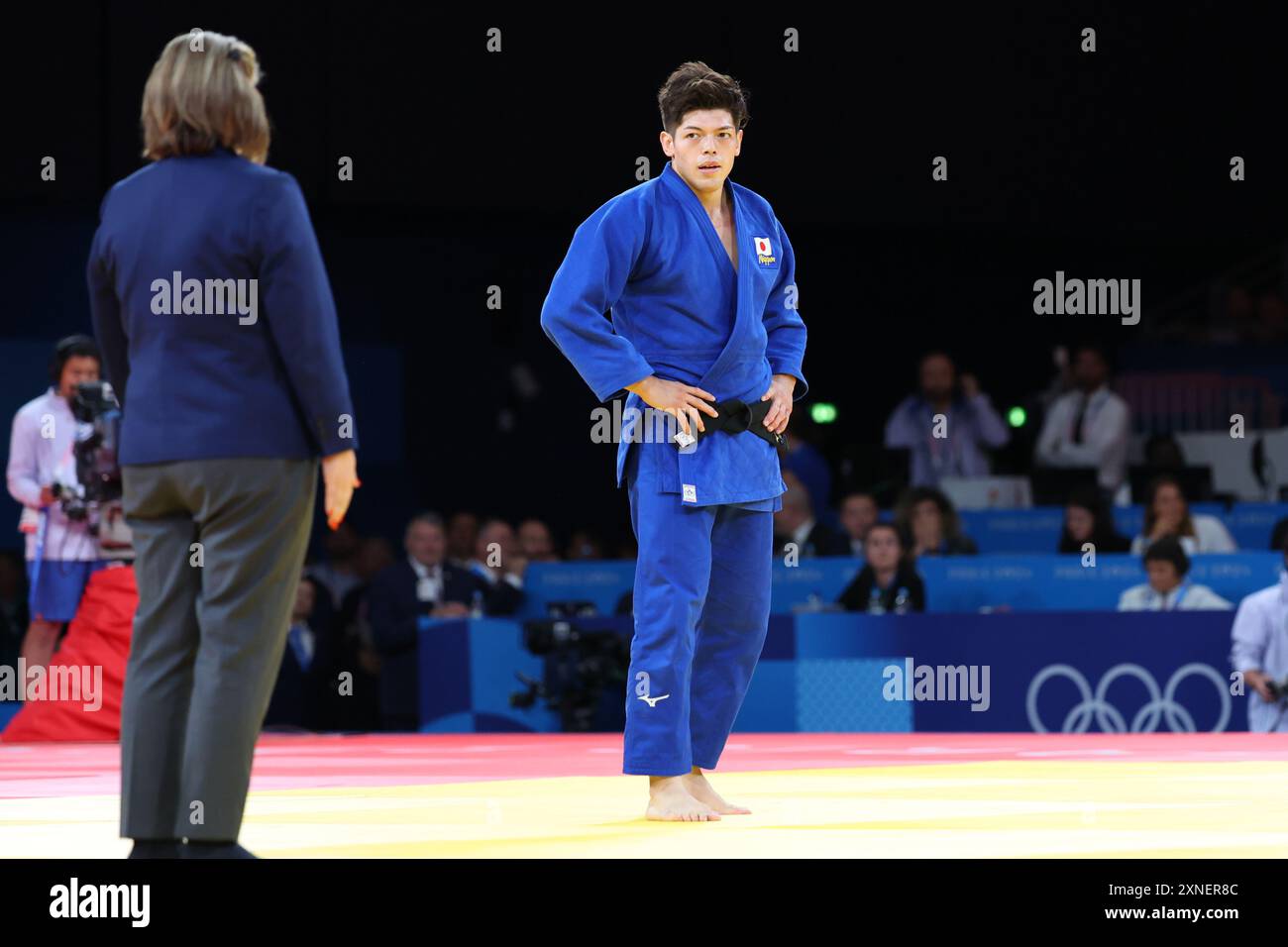 Paris, France. 31st July, 2024. Sanshiro Murao (JPN) Judo : Men's -90kg ...