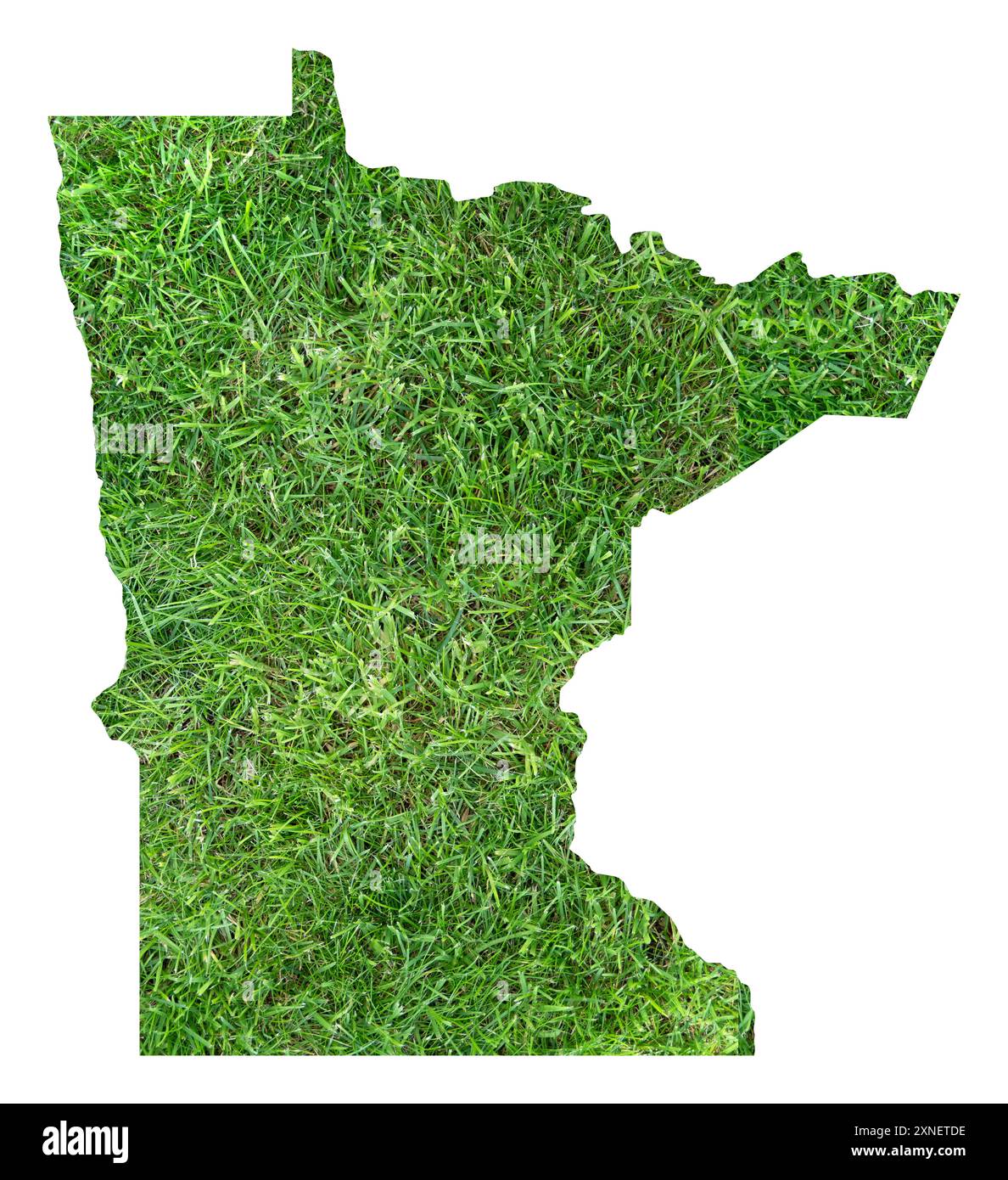 Symbol Map of the State Minnesota (United States of America) showing ...
