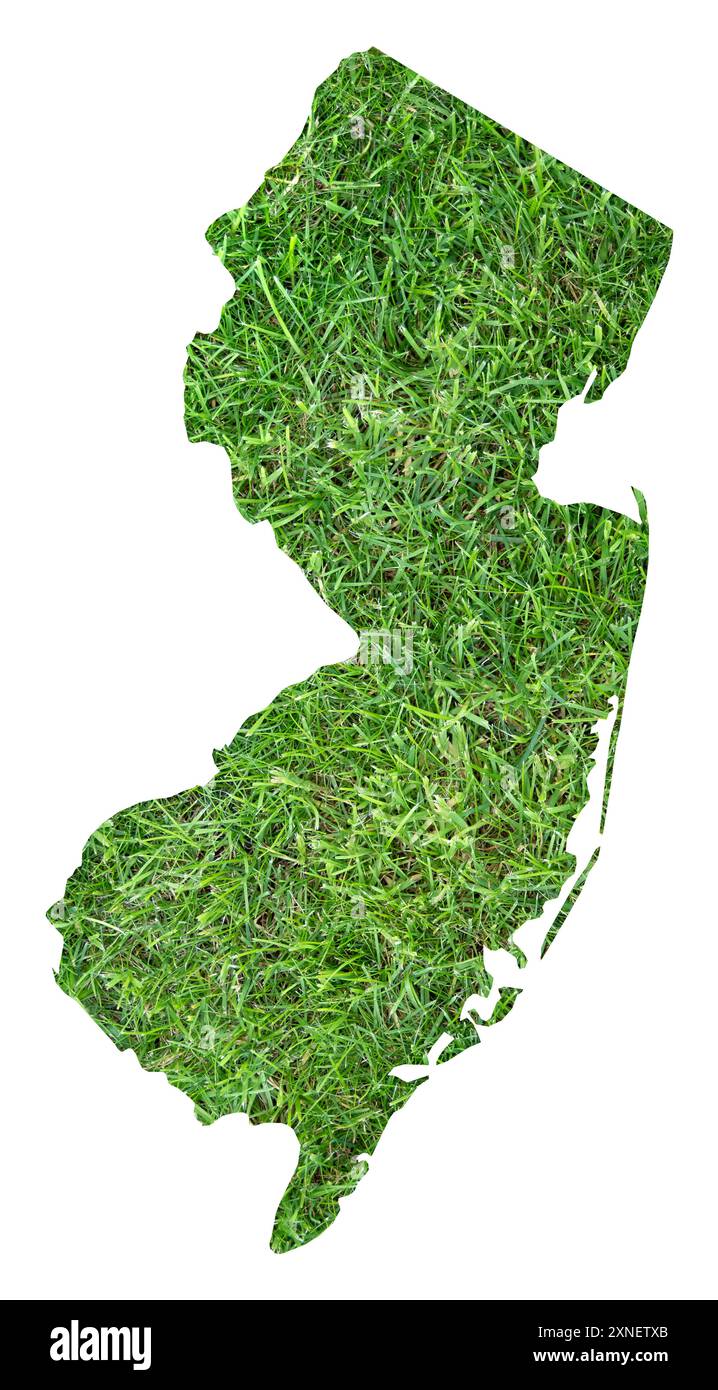 Symbol Map of the State New Jersey (United States of America) showing ...