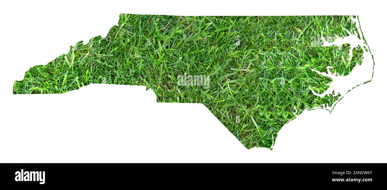 Symbol Map of the State North Carolina (United States of America ...