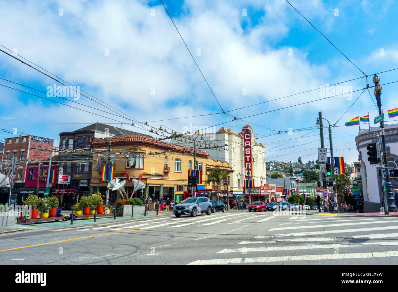 San fran flag hi-res stock photography and images - Alamy