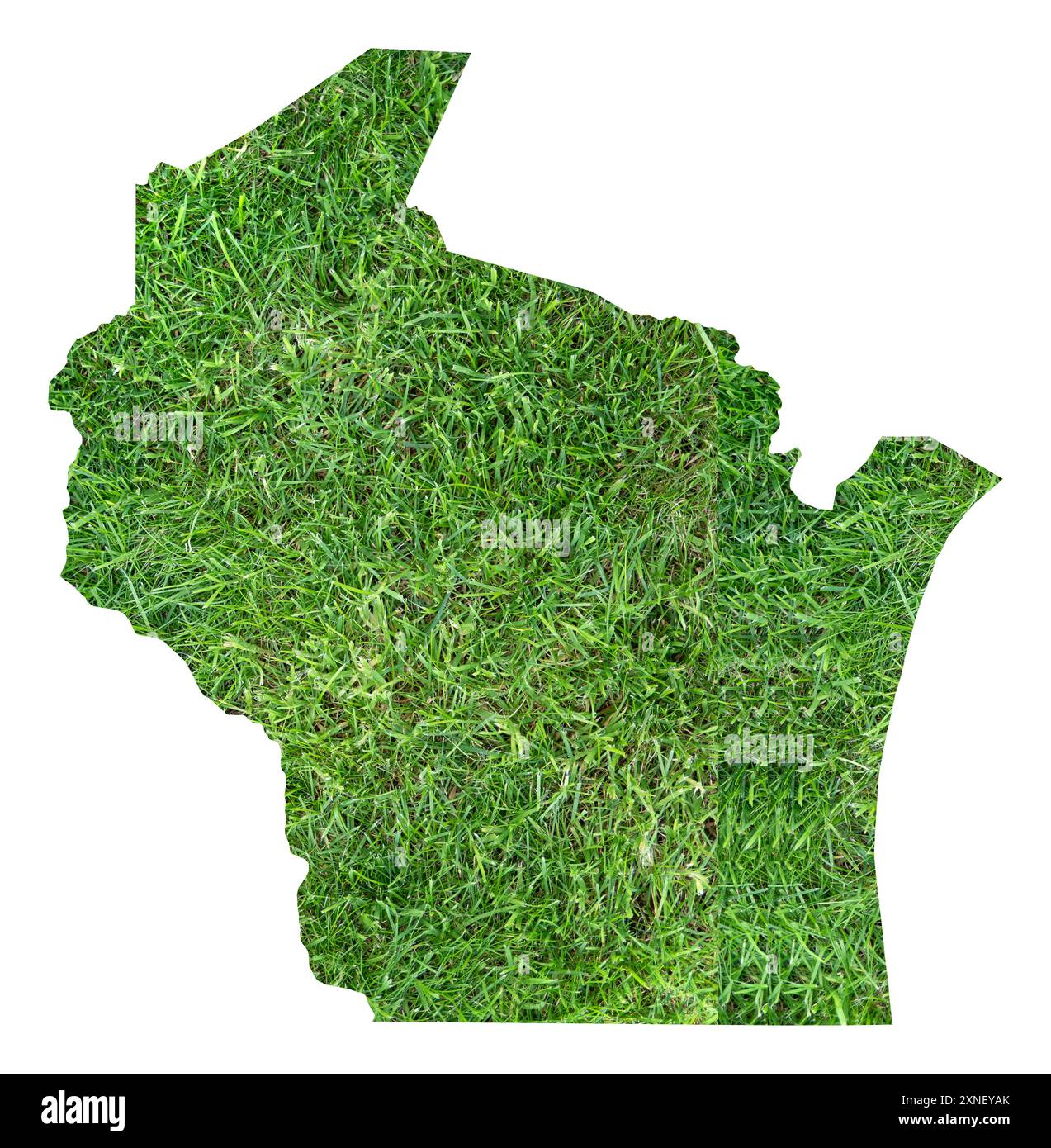 Symbol Map of the State Wisconsin (United States of America) showing ...