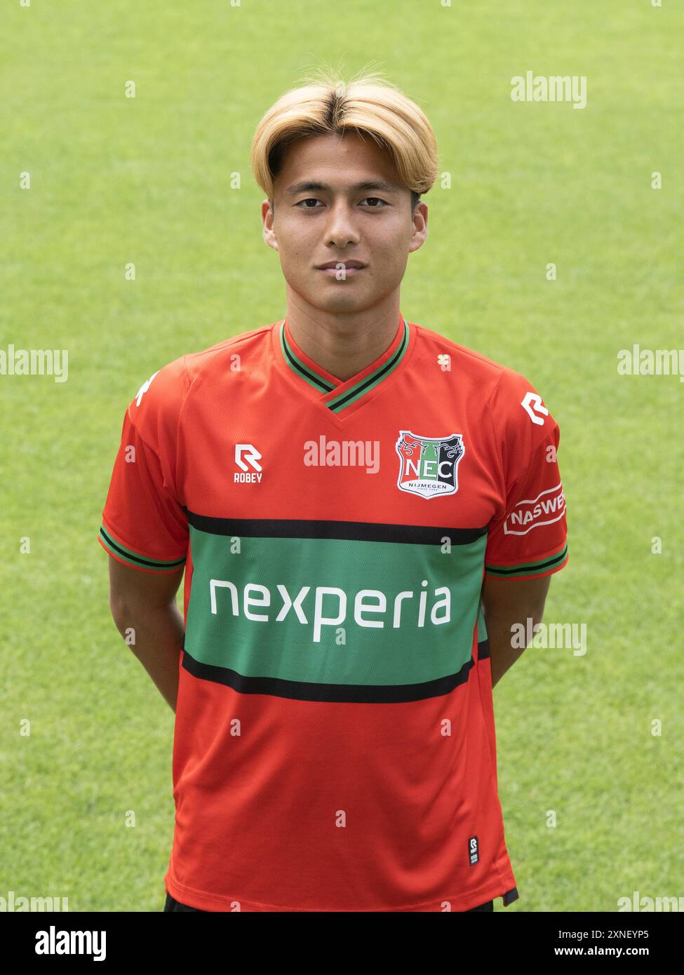 NIJMEGEN - Kodai Sano of NEC Nijmegen during the press presentation of ...