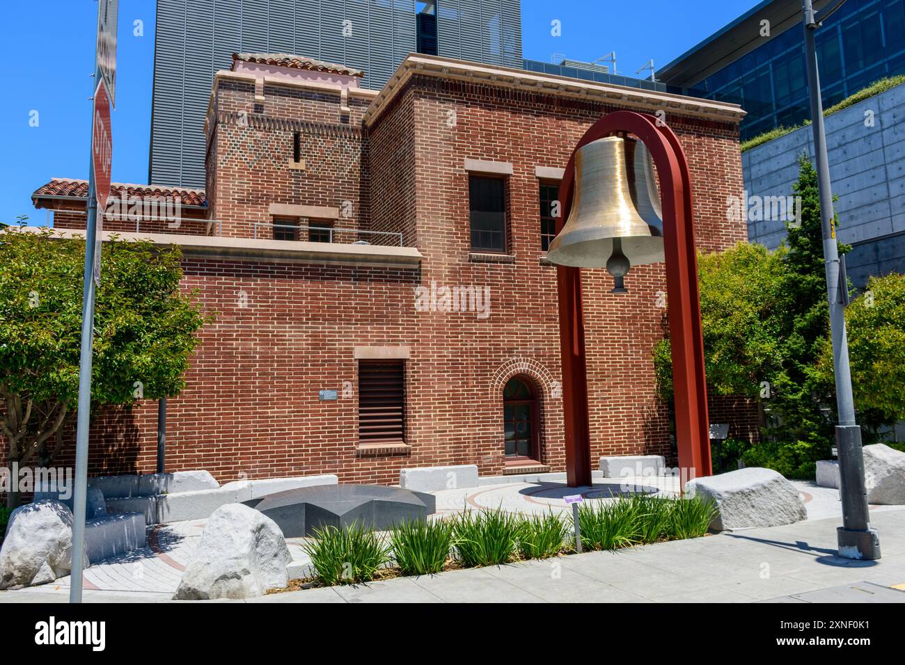 Exterior view of First Responder Plaza dedicated to Police, Fire and ...