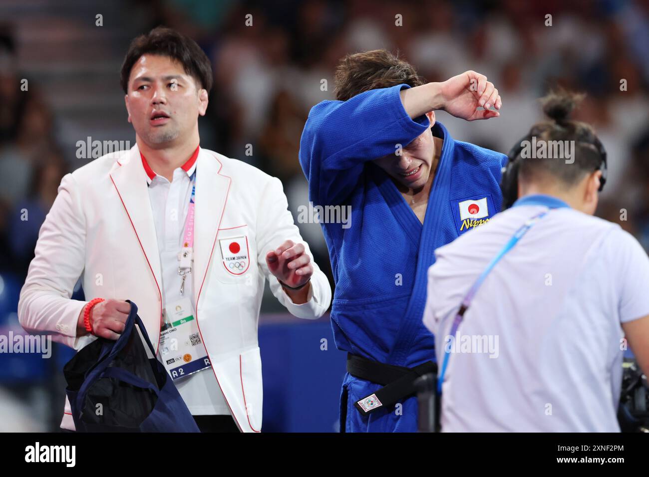 Paris, France. 31st July, 2024. Sanshiro Murao (JPN) Judo : Men's -90kg ...