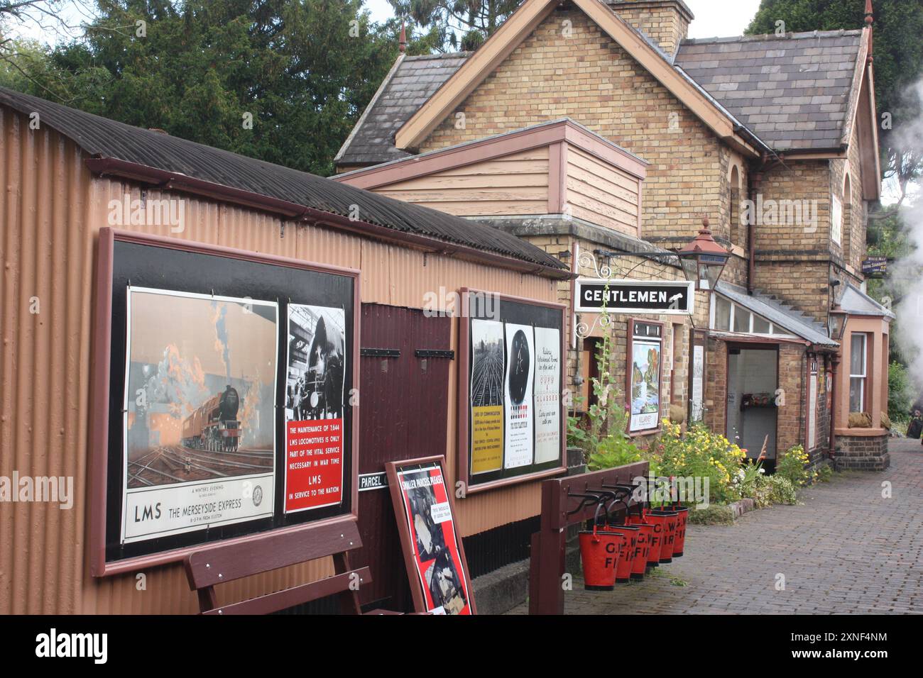 Hampton Loade station on the Severn Valley railway, Shopshire, England ...