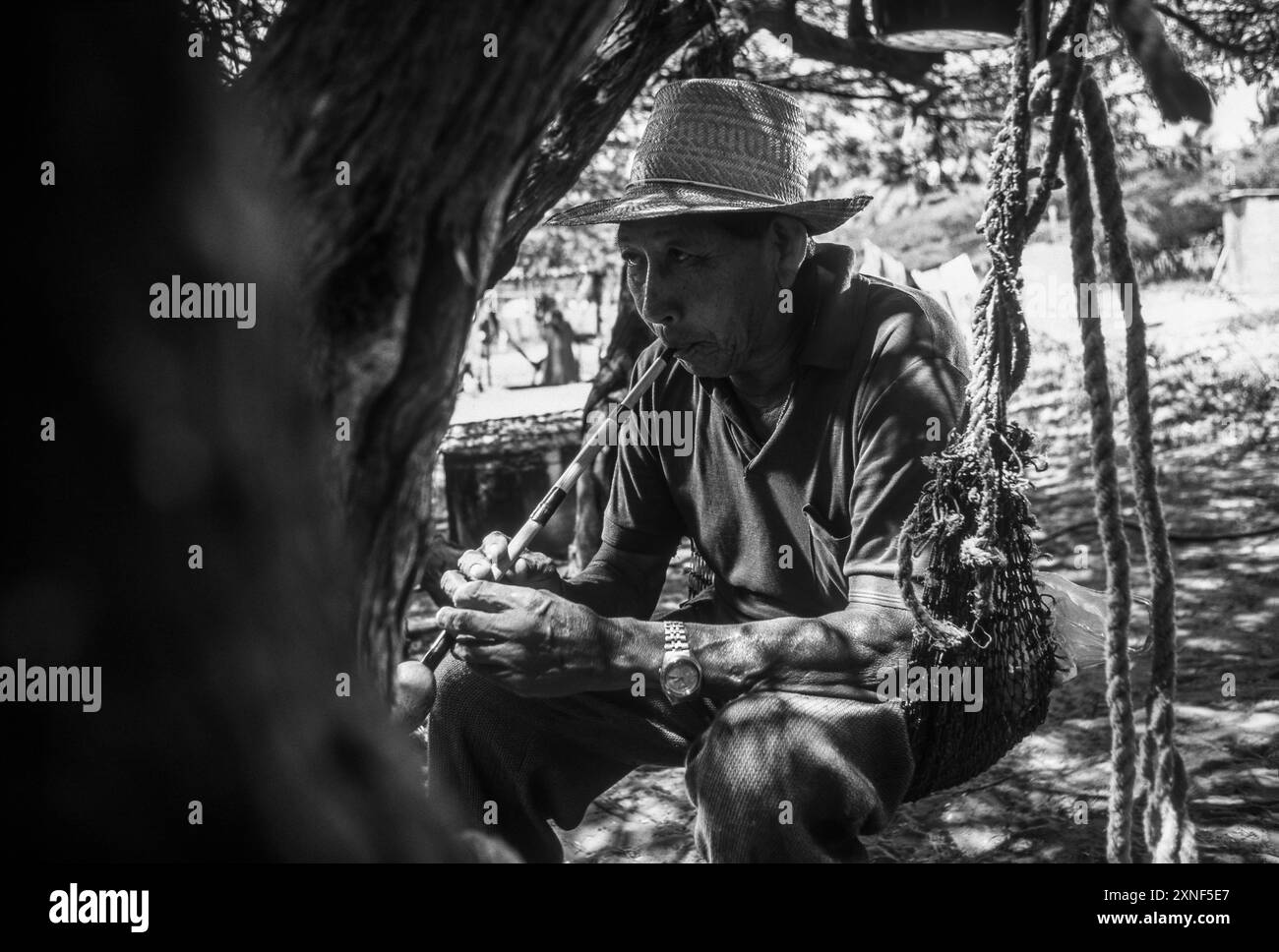 Indigenous instrument Black and White Stock Photos & Images - Alamy