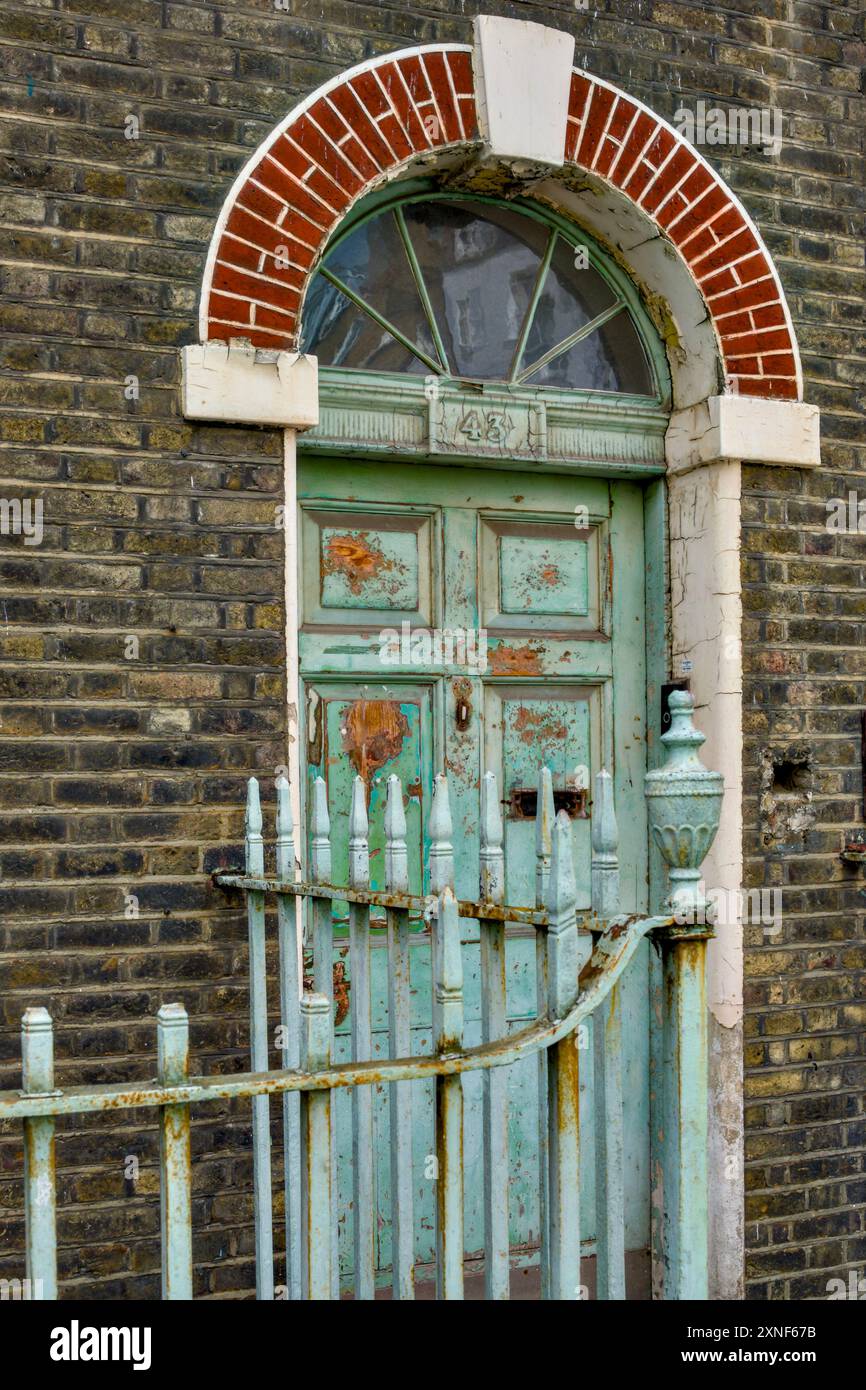 Original Style House Front On Conway Street, Fitzrovia, Borough Of ...