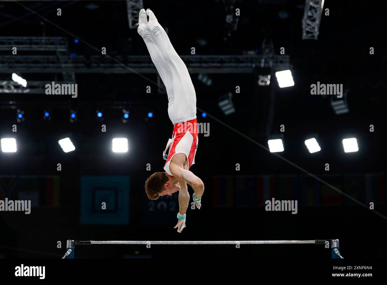 Felix Dolci of Canada competes on Horizontal Bar during Men's All ...