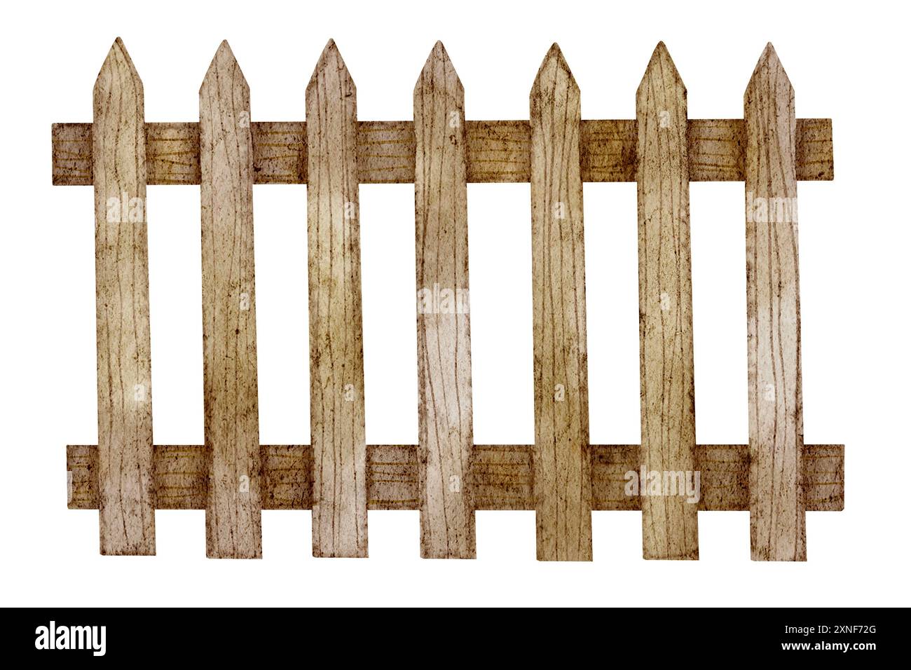 Rustic Wooden Fence Background