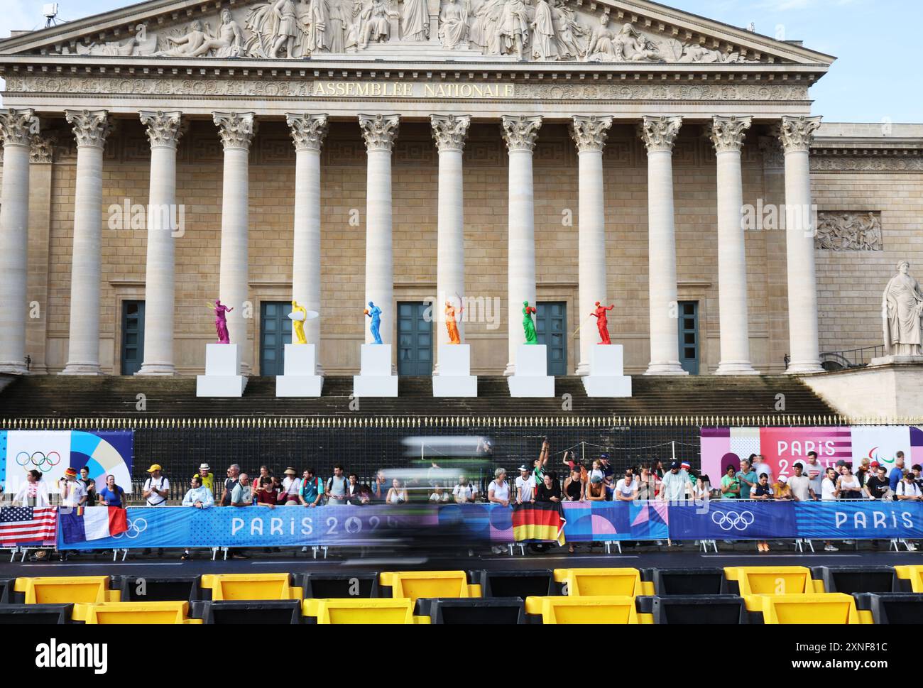 Paris, France. 31st July, 2024. Athletes compete during the women's ...