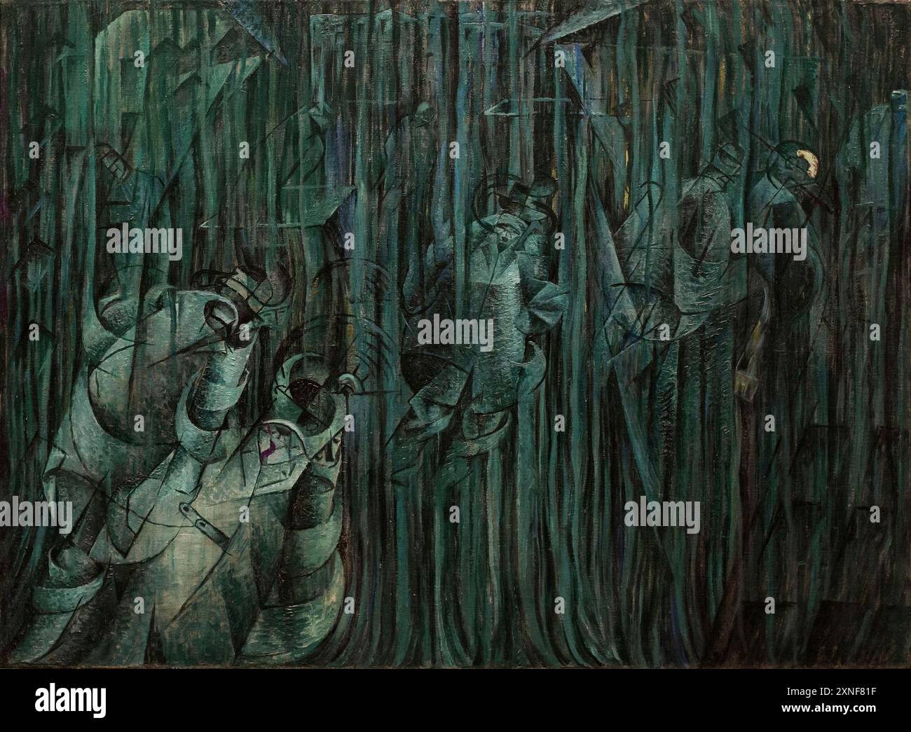 States of Mind III; Those Who Stay. Umberto Boccioni . 1911 Stock Photo ...