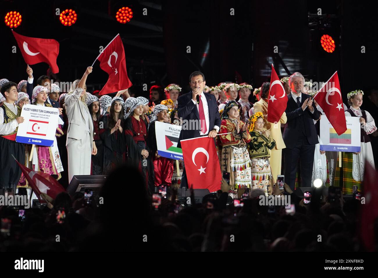 ISTANBUL, TURKIYE - APRIL 23, 2024: Istanbul Mayor Ekrem Imamoglu ...