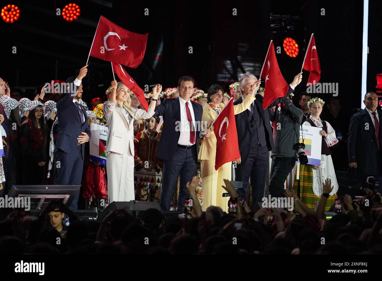 ISTANBUL, TURKIYE - APRIL 23, 2024: Istanbul Mayor Ekrem Imamoglu ...