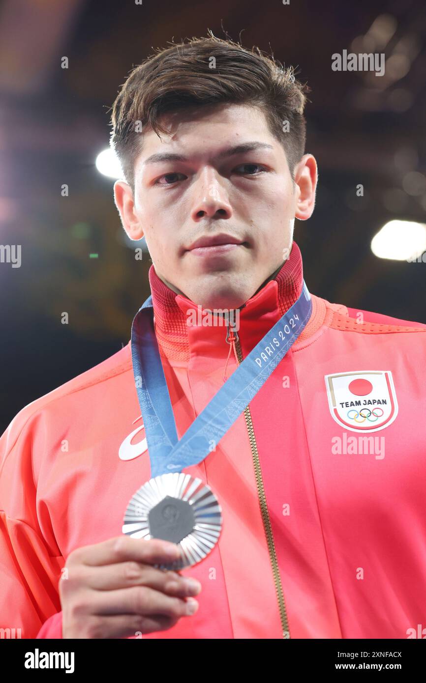 Paris, France. 31st July, 2024. Sanshiro Murao (JPN) Judo : Men's -90kg ...