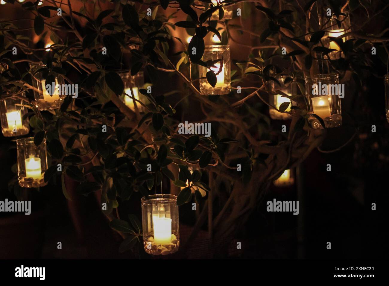 Birgufest candlelight: atmospheric celebration with flickering flame in ...