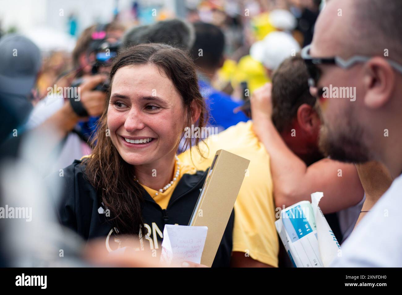 LILIK Elena (Deutschland) mit Ehemann Leon Lilik (Eishockey Spieler ...