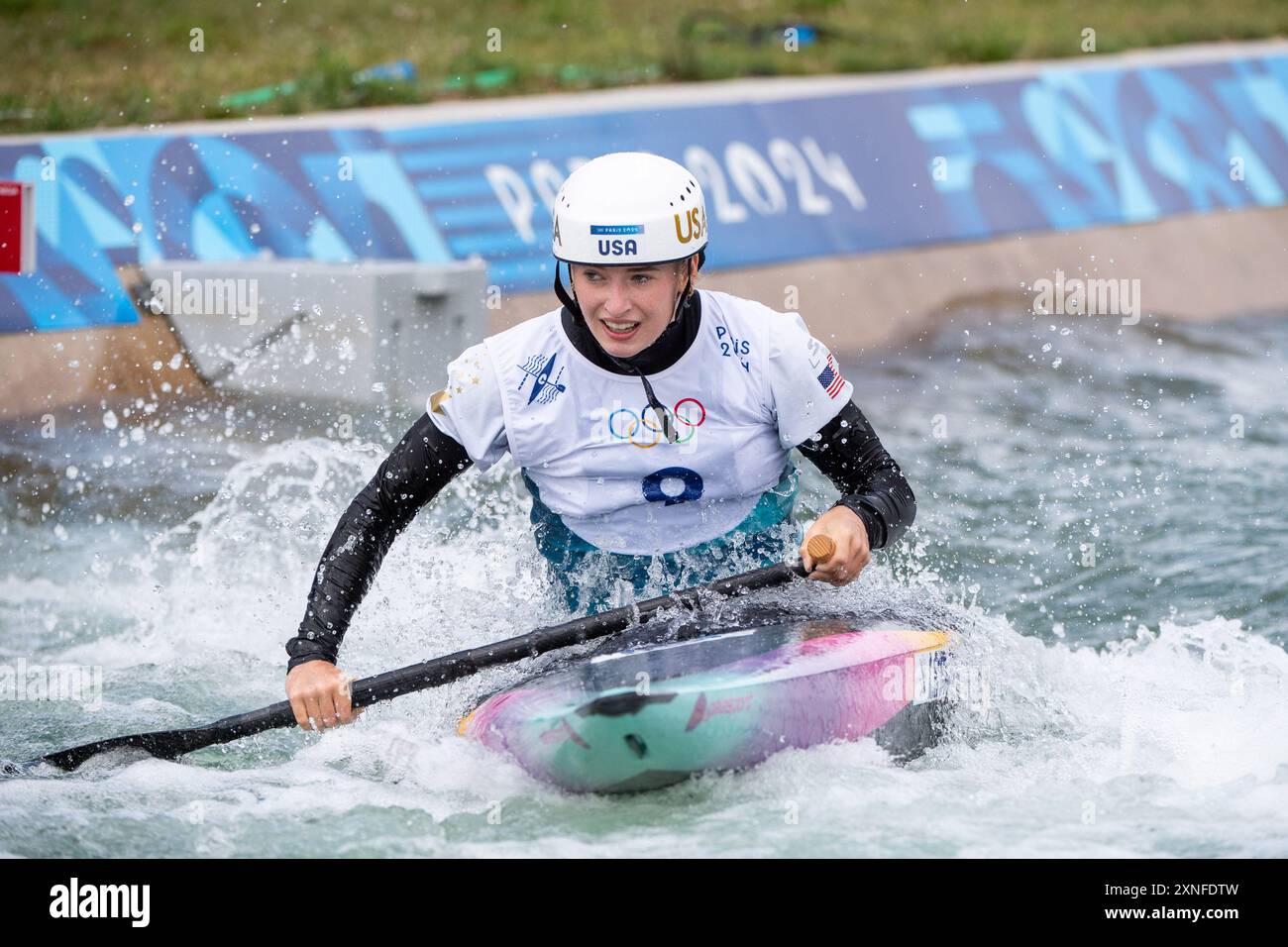 LEIBFARTH Evy (USA), FRA, Olympische Spiele Paris 2024, Kanuslalom ...