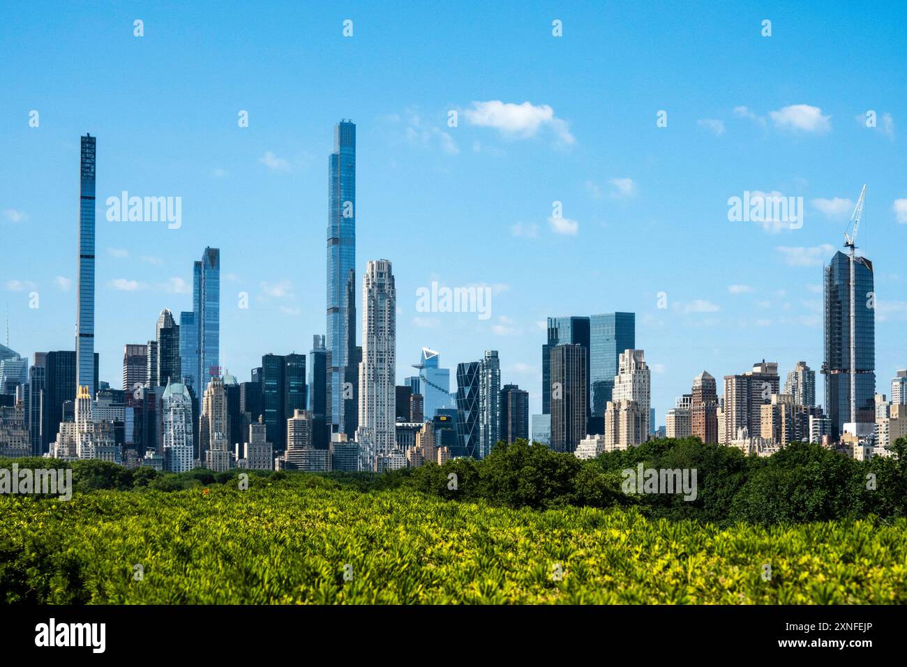 View from the Iris and B. Gerald Cantor Roof Garden at The Metropolitan ...