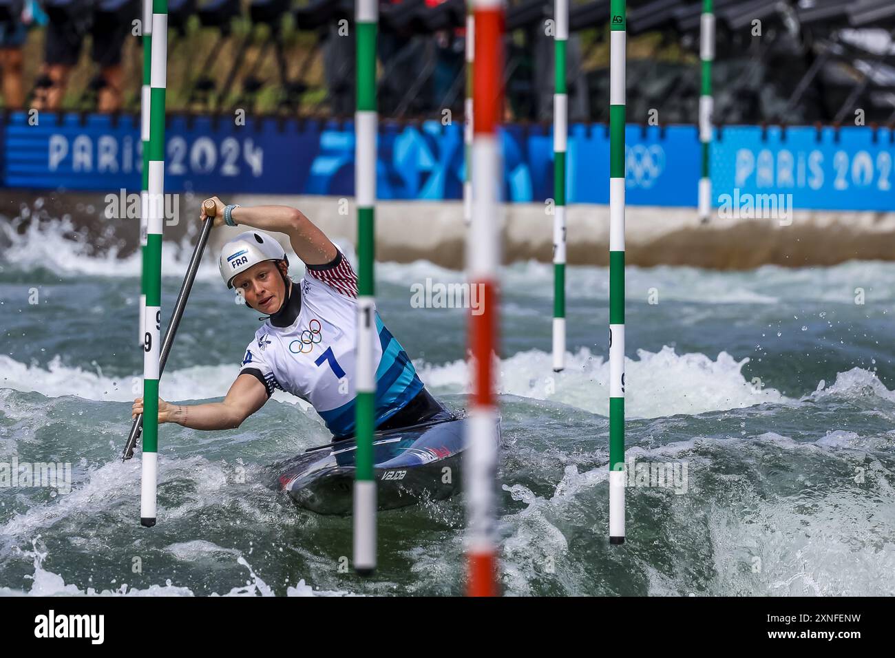 DELASSUS Marjorie of France Canoe Slalom Women's Canoe Single Final, during the Olympic Games ...