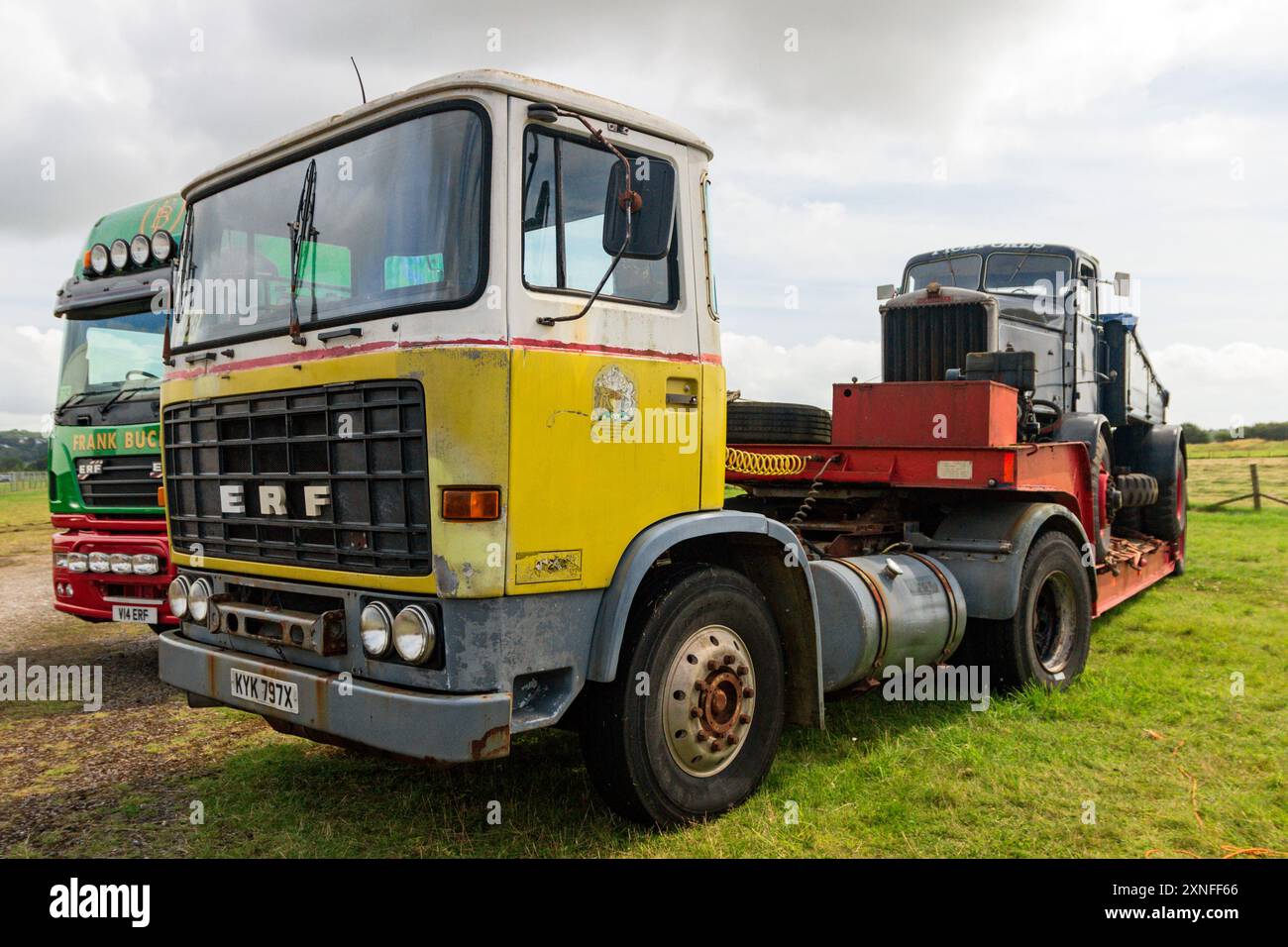 ERF lorry. Cumbria Steam Gathering 2024 Stock Photo - Alamy