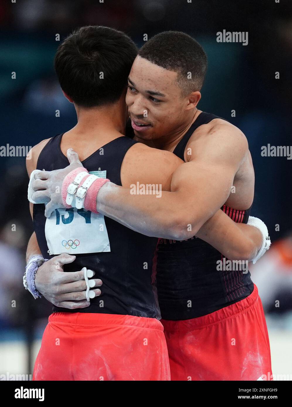 Great Britain's Jake Jarman and Joe Fraser following the Men's All ...