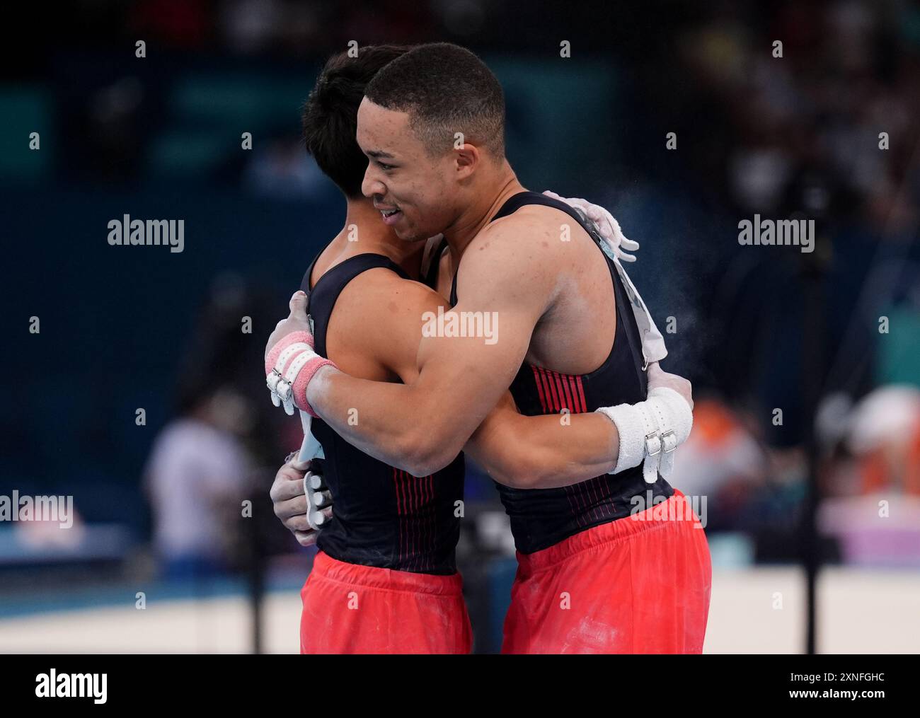 Great Britain's Jake Jarman and Joe Fraser following the Men's All ...