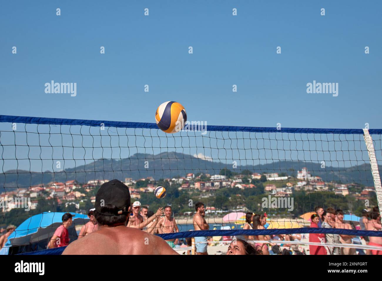 Sabaris, Baiona, Pontevedra, Spain; 08,27,2024;During the 3x3 Ladeira ...