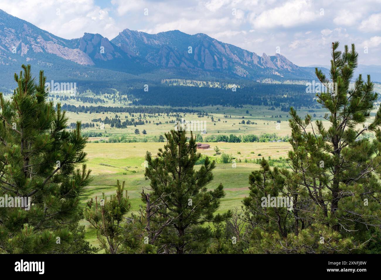 The flatirons outside of Boulder Colorado Stock Photo - Alamy