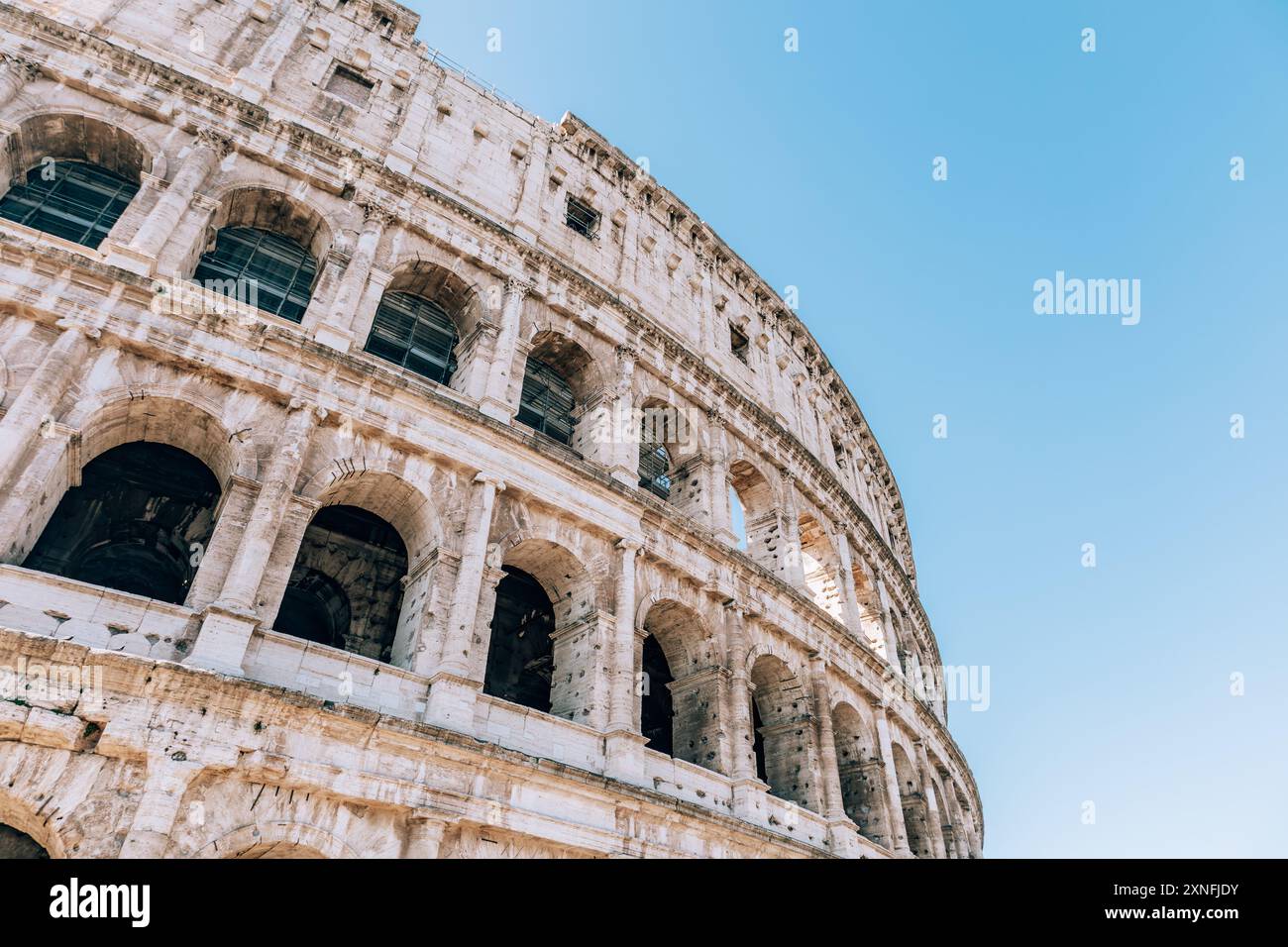 The legendary Coliseum of Rome, Italy. Pula Arena, ancient Roman ...