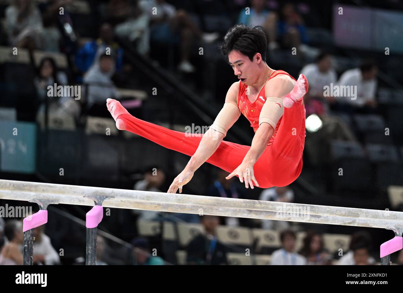 Paris, France. 31st July, 2024. Zhang Boheng of China competes during ...