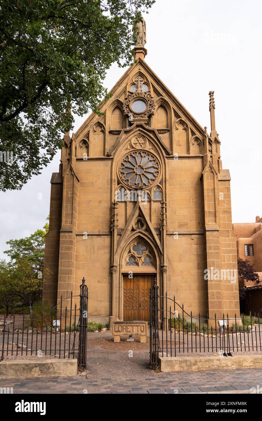 The Loretto Chapel in Santa Fe, New Mexico was built for the Sisters of ...
