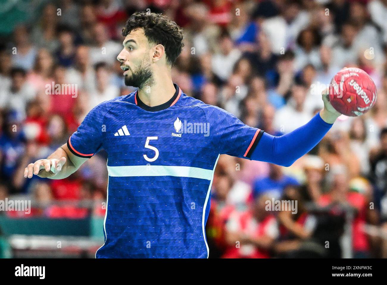 REMILI Nedim of France during the handball match between France and ...