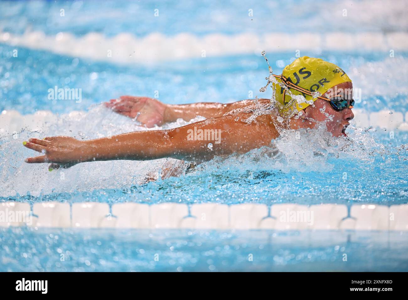 Paris, France. 31st July, 2024. Australian swimmer Abbey Connor ...