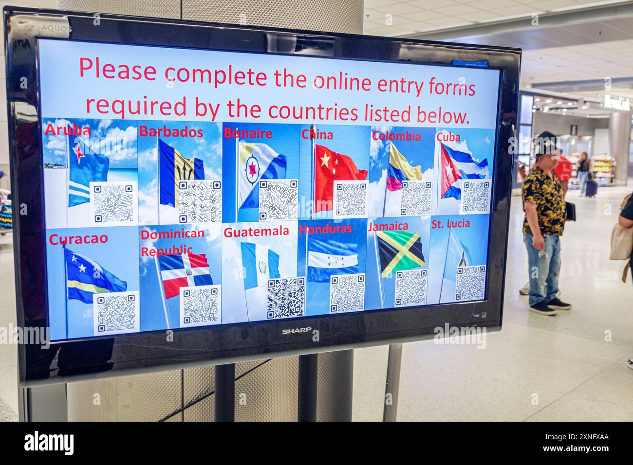 Miami Florida,Miami International Airport,inside interior indoors ...