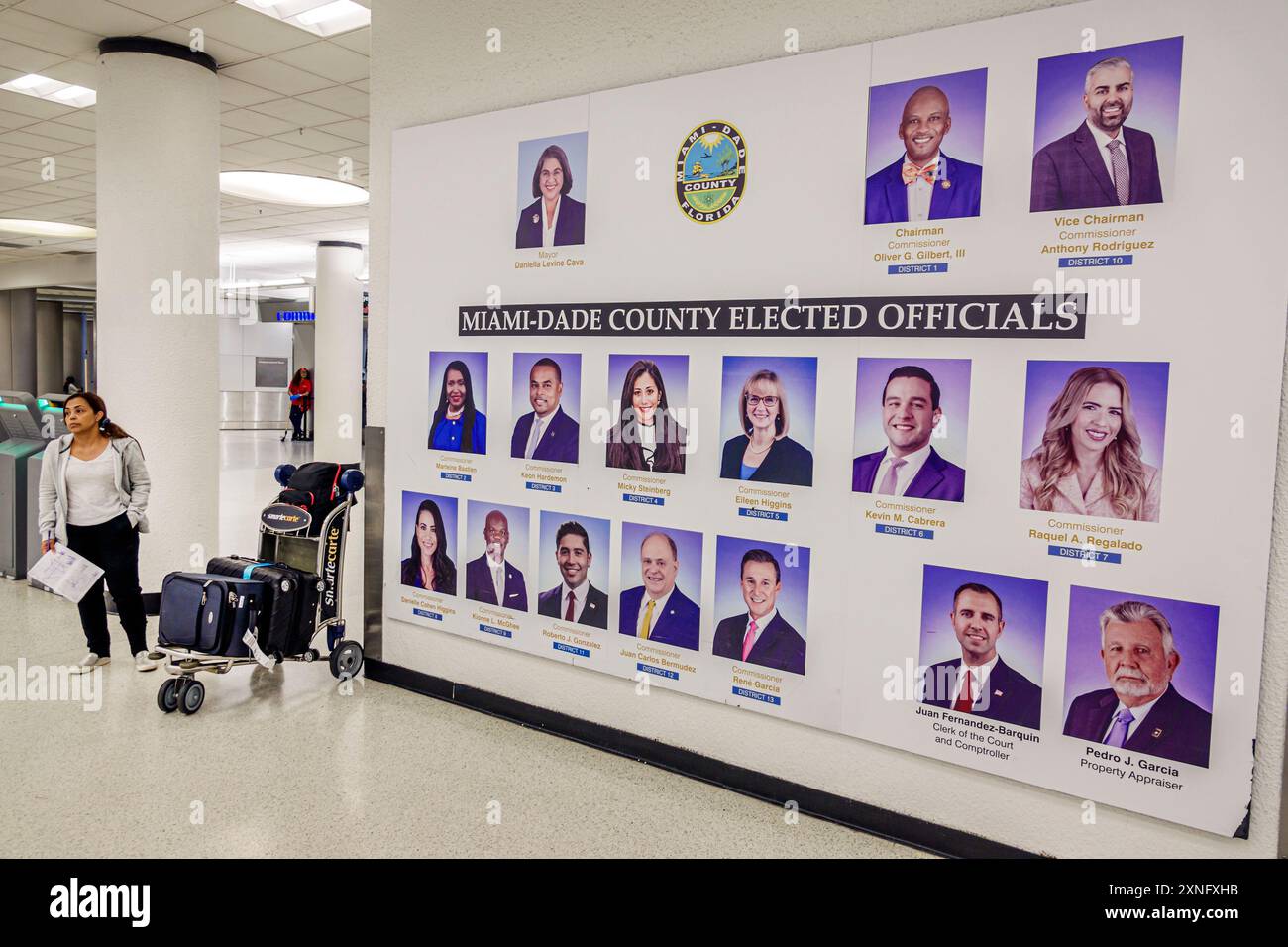 Miami dade county elected officials local leaders display billboard hi ...