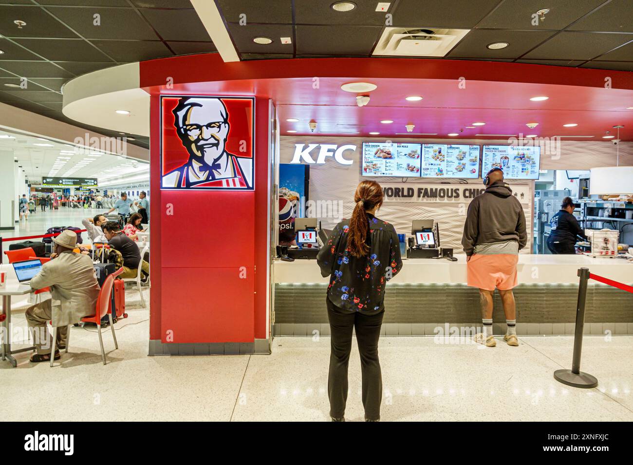 Kfc fast food restaurant counter hi-res stock photography and images - Alamy