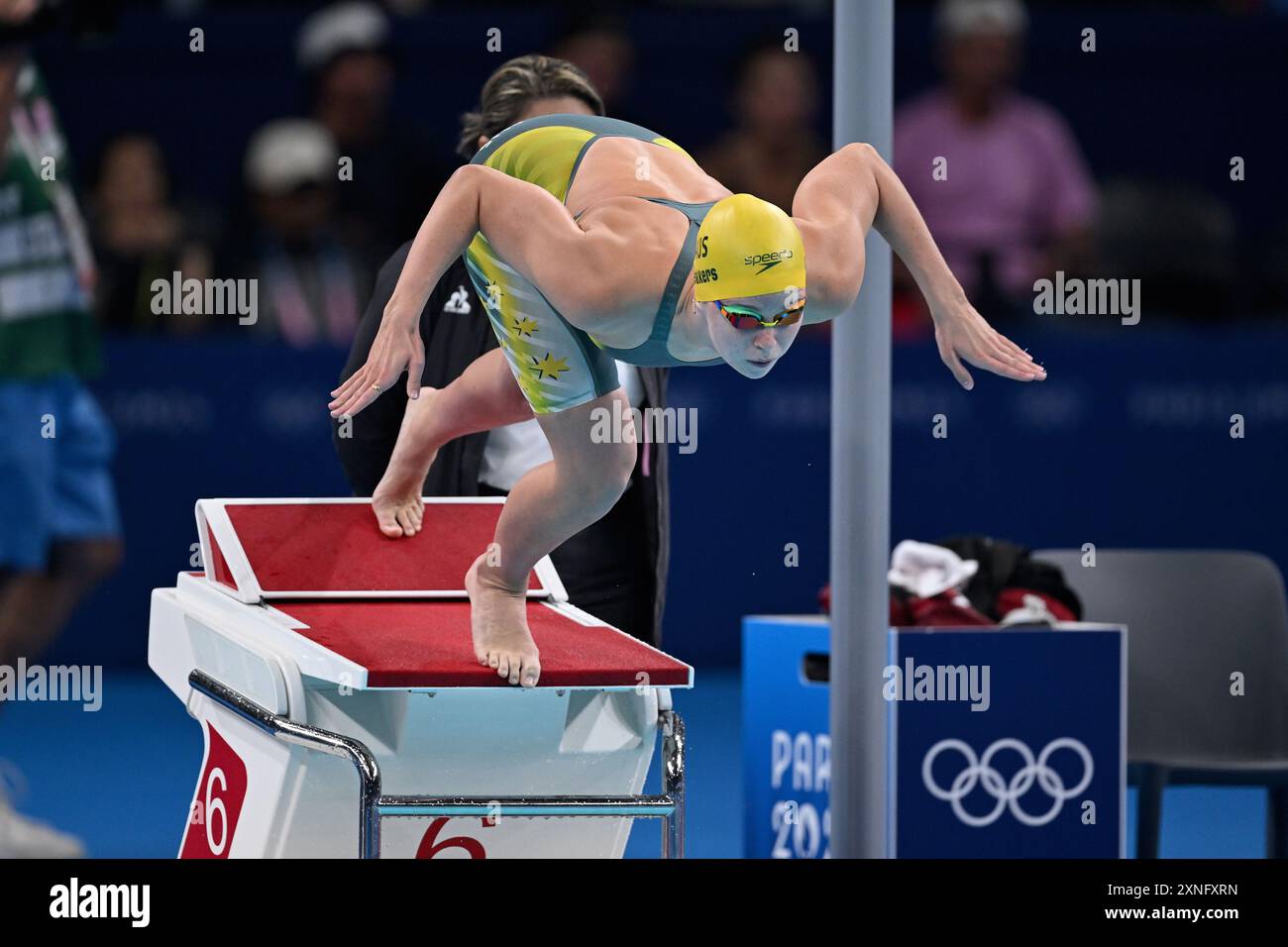 Paris, France. 31st July, 2024. Australian swimmer Elizabeth Dekkers ...
